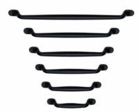 China High Quality Cabinet Door Drawer Square Pull Black Matt Kitchen Handle Pull Furniture Hardware for sale