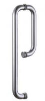 China Stainless Steel Shower Bathroom Glass Door Handle Modern Bright Sanding Finish 15 Days Delivery for sale
