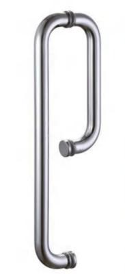 China Stainless Steel Shower Bathroom Glass Door Handle Modern Bright Sanding Finish 15 Days Delivery for sale