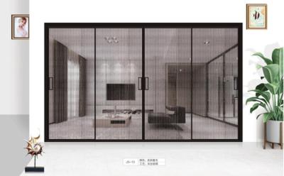 China Aluminum Sliding Glass Door with Steel Frame Double Layer Tempered Glass for Patio Terrace Balcony Entrance for sale