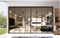 China Aluminum Sliding Glass Door with Steel Frame Double Layer Tempered Glass for Patio Terrace Balcony Entrance for sale