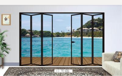 China GRH Hurricane Proof Aluminum Sliding Doors 2000mm Width Impact Resistant Patio Glass Door for sale