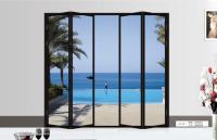 China GRH Hurricane Proof Aluminum Sliding Doors 2000mm Width Impact Resistant Patio Glass Door for sale