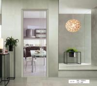 China GRH Aluminum Single Swing Bathroom Door with Lock 1000pcs MOQ Modern Internal Glass Door for sale