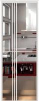 China GRH Aluminum Single Swing Bathroom Door with Lock 1000pcs MOQ Modern Internal Glass Door for sale