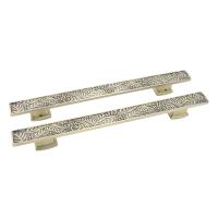 China Aluminium Door Pull Handles 0.5 Inch Thick M4x25mm Screw for Commercial Residential Use for sale