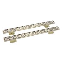 China Aluminium Door Pull Handles 0.5 Inch Thick M4x25mm Screw for Commercial Residential Use for sale