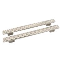 China Aluminium Door Pull Handles 0.5 Inch Thick M4x25mm Screw for Commercial Residential Use for sale