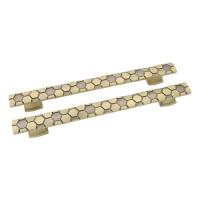 China Aluminium Door Pull Handles 0.5 Inch Thick M4x25mm Screw for Commercial Residential Use for sale