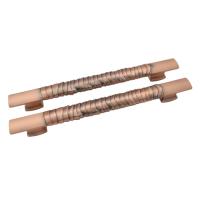 China Aluminium Pull Handles 0.5 Inch Thickness M4x25mm Screws Custom Logo for Cabinet Door for sale