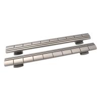 China GRH Aluminium Cabinet Pull Handle 10-30mm Width M4X25 Screw Modern Drawer Handle for sale