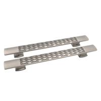 China Aluminium Door Pull Handles 2 Pack with Screws M4x22 for Glass Wood Metal Doors for sale