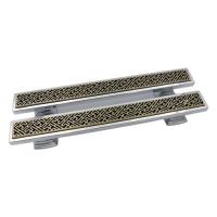 China Aluminum Metallic Antique Bronze Glass Door Pull Handle for sale