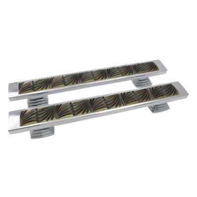 China Aluminium Door Pull Handle M4x25mm Screws Included Durable Corrosion Resistant for Cabinets for sale