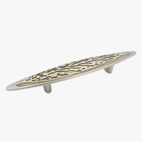 China Aluminium Door Pull Handles 10-30mm Width M4x25 Screws Custom Logo Durable Modern for sale