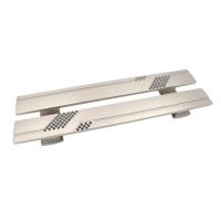 China Aluminum Pull Handles 0.5 Inch Thickness Foil Paper CPL Wrapped Modern Cabinet Door Hardware for sale