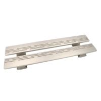 China Aluminum Pull Handles 0.5 Inch Thickness Foil Paper CPL Wrapped Modern Cabinet Door Hardware for sale