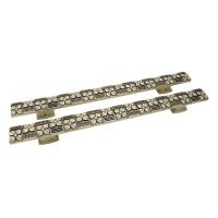 China Aluminium Door Pull Handle Smooth Finish Easy Installation M4x25mm Screws 0.5 Inch Thickness for sale