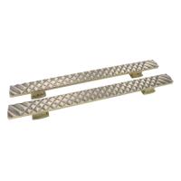 China Aluminium Door Pull Handle Smooth Finish Easy Installation M4x25mm Screws 0.5 Inch Thickness for sale