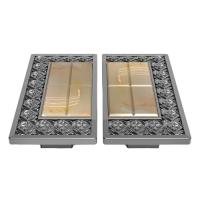 China GRH Aluminium Door Pull Handles 10-30mm Width M4x25 Screws Durable Corrosion Resistant for sale