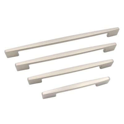China GRH 0.5 Inch Thickness Aluminium Door Pull Handles M4x25 Screw for Office Hotel Residential Doors for sale