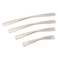 China GRH 0.5 Inch Thickness Aluminium Door Pull Handles M4x25 Screw for Office Hotel Residential Doors for sale