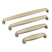 China GRH 0.5 Inch Thickness Aluminium Door Pull Handles M4x25 Screw for Office Hotel Residential Doors for sale
