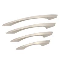 China GRH 0.5 Inch Thickness Aluminium Door Pull Handles M4x25 Screw for Office Hotel Residential Doors for sale