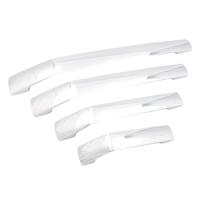 China GRH 0.5 Inch Thickness Aluminium Door Pull Handles M4x25 Screw for Office Hotel Residential Doors for sale