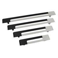 China Aluminium Pull Handles 10mm to 30mm Width Custom Screw Size M4X22 M4X25 for sale