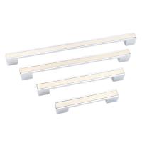 China Aluminium Pull Handles 10mm to 30mm Width Custom Screw Size M4X22 M4X25 for sale