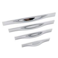 China Aluminium Pull Handles 10mm to 30mm Width Custom Screw Size M4X22 M4X25 for sale