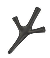 China GRH Modern Wardrobe Accessories Adjustable Hanging Rod Shelves Hooks for Standard Rods for sale
