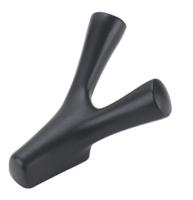 China Modern Black Wall Mounted Hanger Hooks Zinc Coat Hooks for sale