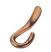 China Modern Black Wall Mounted Hanger Hooks Zinc Coat Hooks for sale