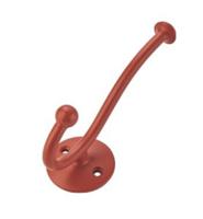 China Modern Black Wall Mounted Hanger Hooks Zinc Coat Hooks for sale