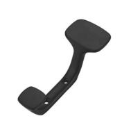 China Modern Black Wall Mounted Hanger Hooks Zinc Coat Hooks for sale