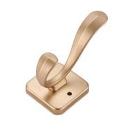 China Decorative Wall Mounted Coat Hook Zinc Alloy Hanger for Bedroom Bathroom 5 Pack for sale