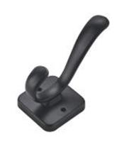 China Decorative Wall Mounted Coat Hook Zinc Alloy Hanger for Bedroom Bathroom 5 Pack for sale