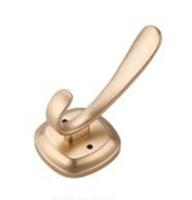 China GRH Zinc Alloy Double Wall Clothes Hook for Bathroom Bedroom Living Room 2 Pack for sale