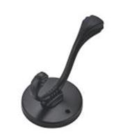 China GRH Zinc Alloy Double Wall Clothes Hook for Bathroom Bedroom Living Room 2 Pack for sale