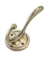 China Modern Y-Shaped Solid Zinc Alloy Double Coat Hook for Hats Keys Bags Bedroom Wardrobe 2 Hooks for sale