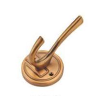 China Modern Y-Shaped Solid Zinc Alloy Double Coat Hook for Hats Keys Bags Bedroom Wardrobe 2 Hooks for sale