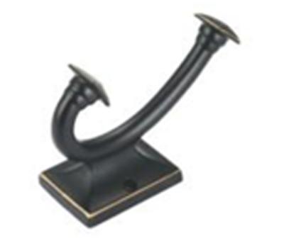 China GRH Zinc Alloy Wall Mounted Clothes Hooks 5 Pack Heavy Duty Coat Hanger for Bedroom Kitchen Hotel for sale