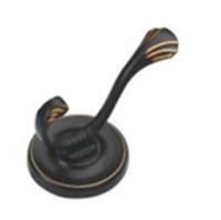 China GRH Zinc Alloy Wall Mounted Clothes Hooks 5 Pack Heavy Duty Coat Hanger for Bedroom Kitchen Hotel for sale