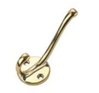 China GRH Zinc Alloy Wall Mounted Clothes Hooks 5 Pack Heavy Duty Coat Hanger for Bedroom Kitchen Hotel for sale