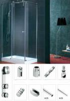China Metal Bathroom Accessories Set 4 Piece Chrome Plated Towel Bar Soap Dish Toothbrush Holder Toilet Paper Holder Wall Mounted for sale