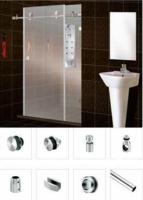 China Metal Bathroom Accessories Set 4 Piece Chrome Plated Towel Bar Soap Dish Toothbrush Holder Toilet Paper Holder Wall Mounted for sale