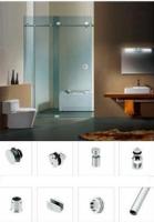 China Corner Mounted Metal Bathroom Accessories Chrome Plated Various Sizes for Home Hotel Use for sale