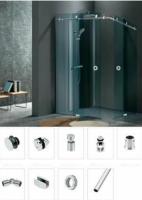 China Corner Mounted Metal Bathroom Accessories Chrome Plated Various Sizes for Home Hotel Use for sale